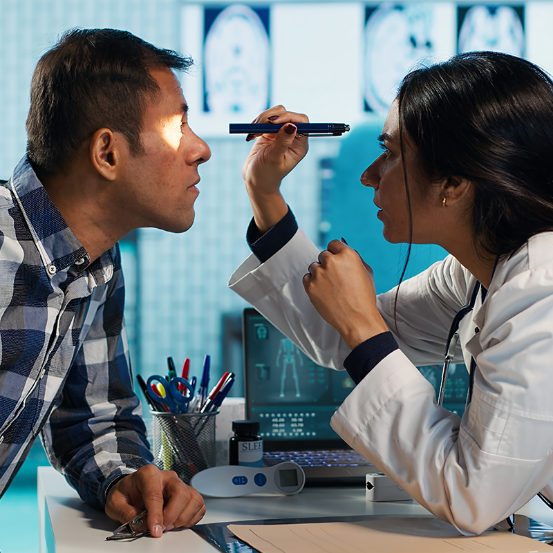 What is PERRLA Eye Evaluation?