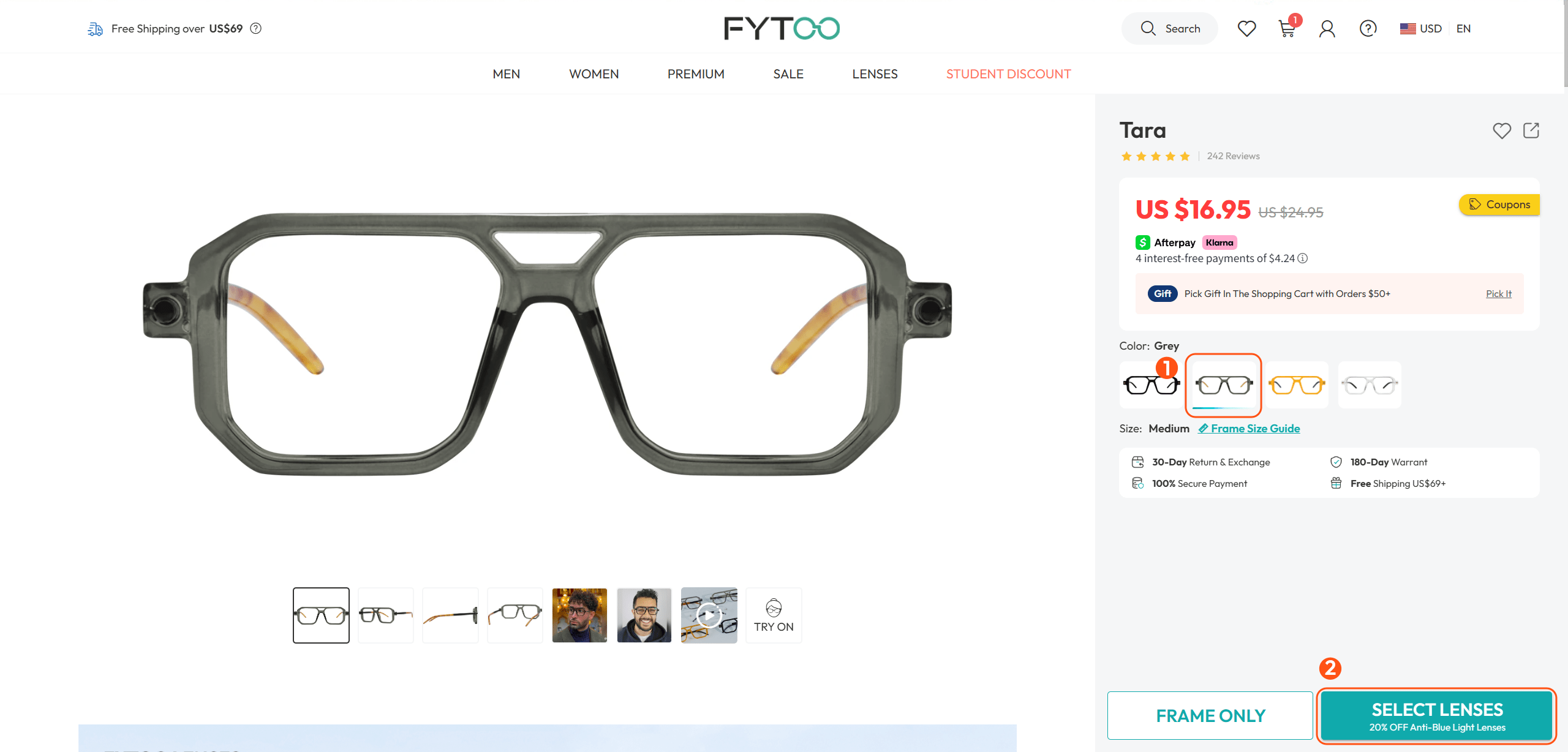 Classic Style Eyeglasses | Fytoo Optical