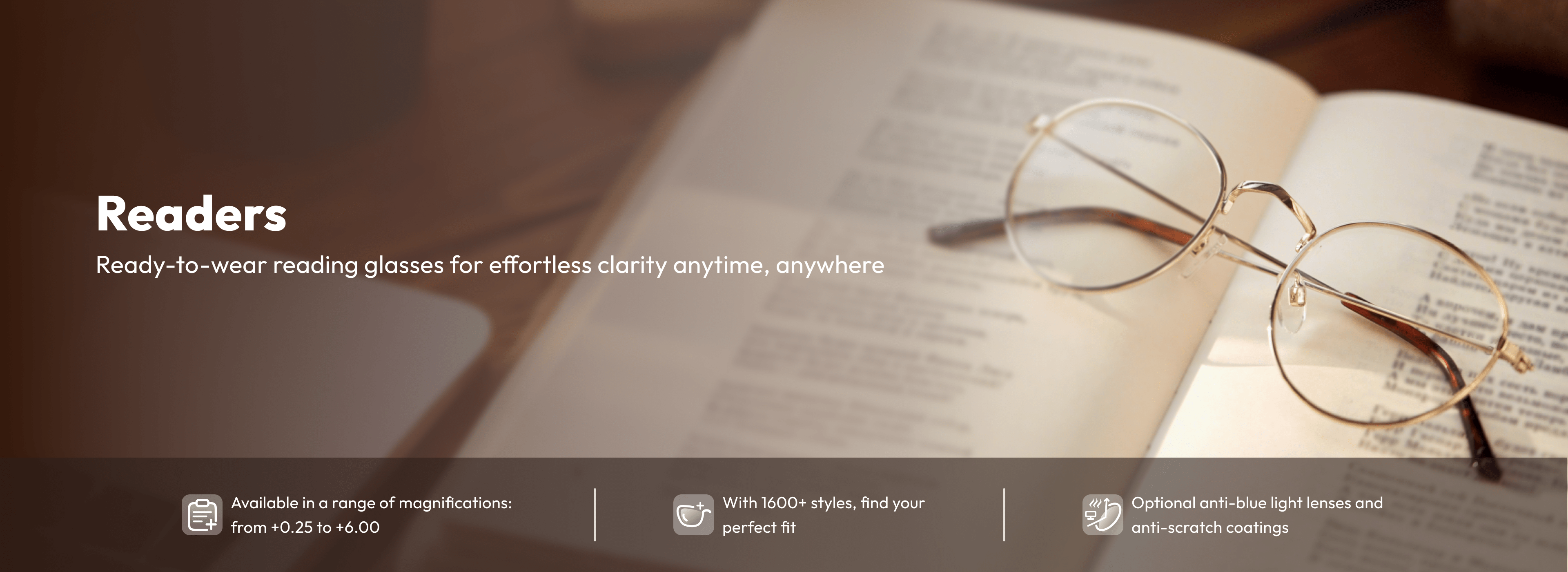 Reading Glasses for Every Moment