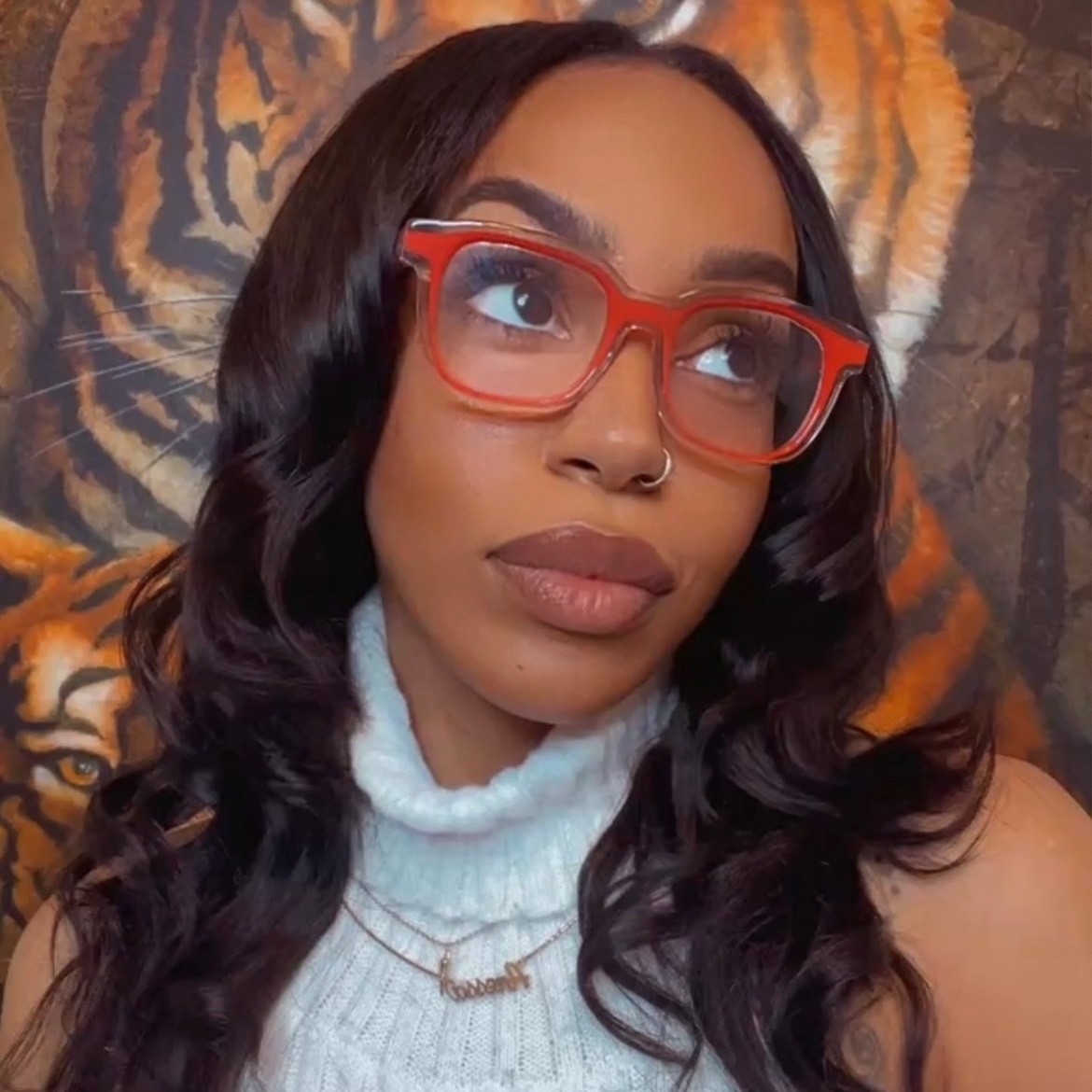 Simone Square Red Eyeglasses | Fytoo Optical
