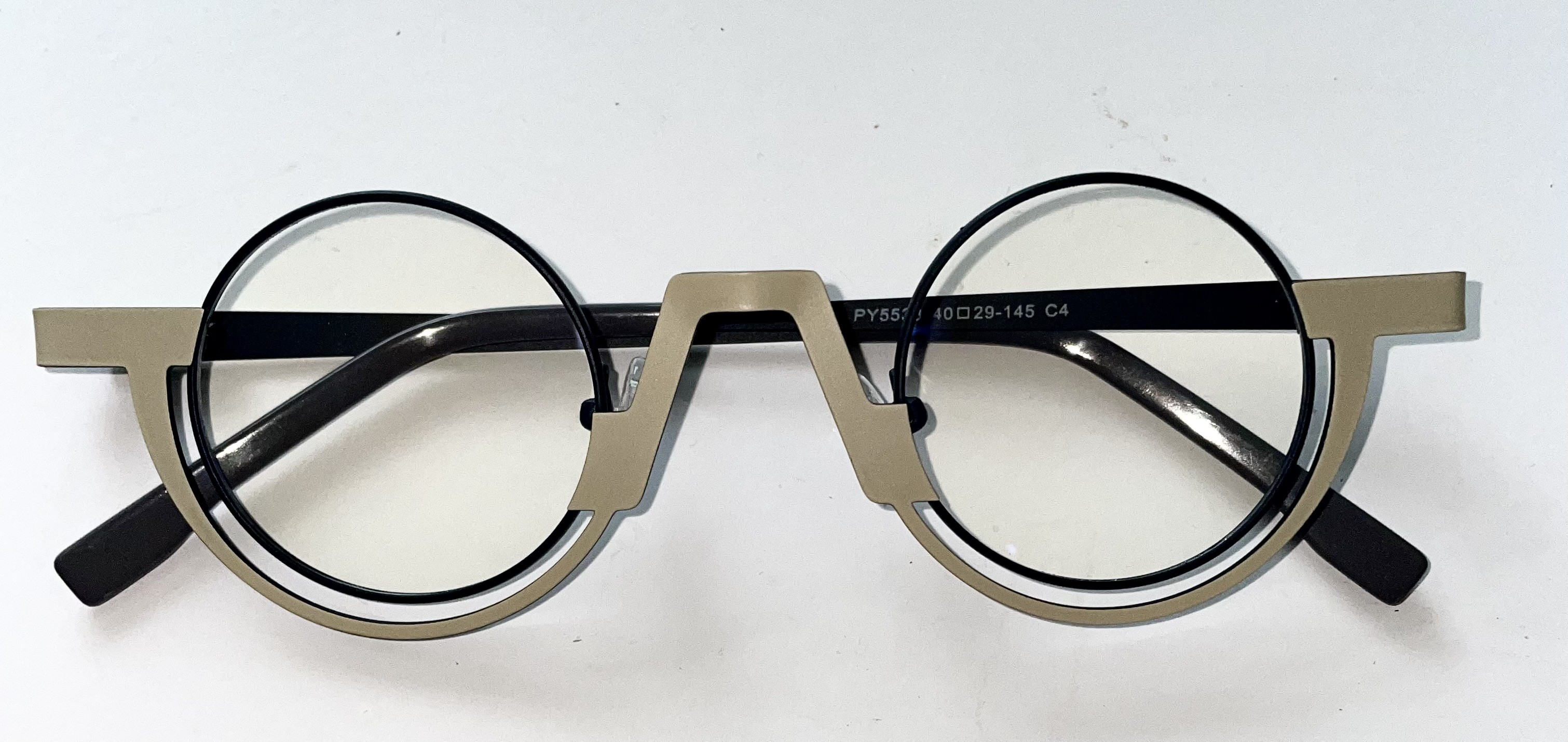 Anika Round Two Tone Eyeglasses | Fytoo Optical