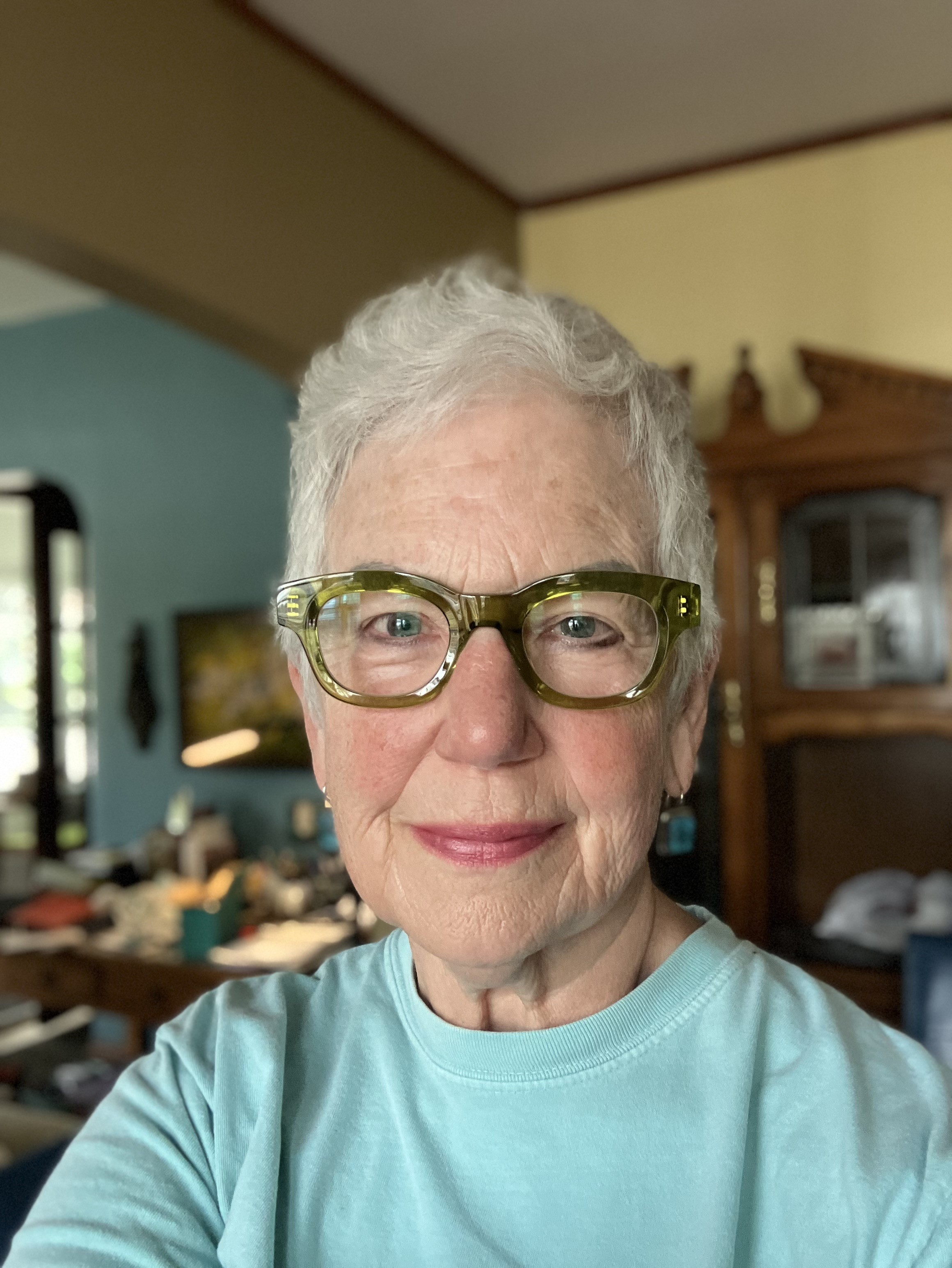 Ava Square Green Eyeglasses | Fytoo Optical