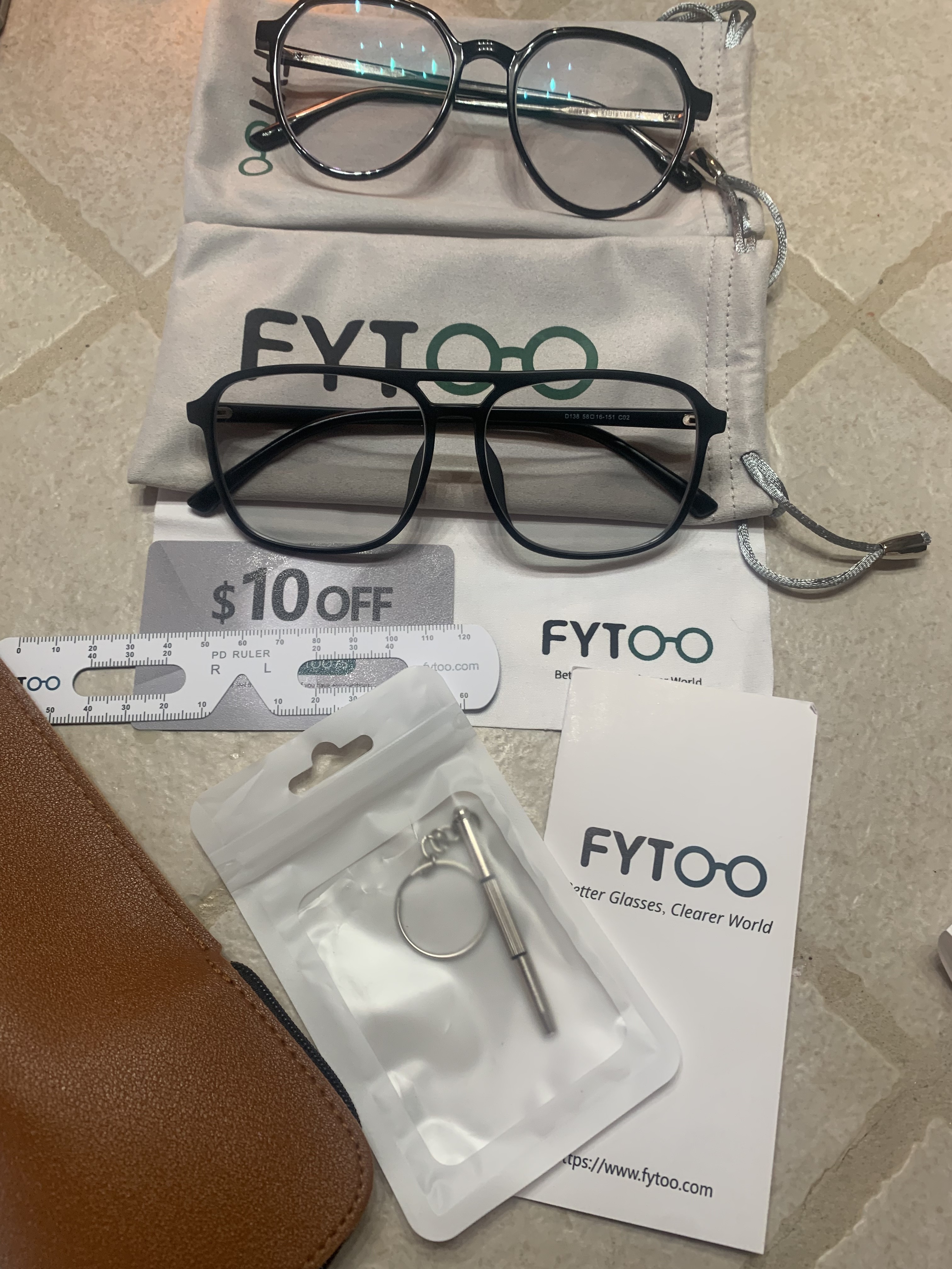 TR90 Geometric Full Frame Glasses | Fytoo Optical
