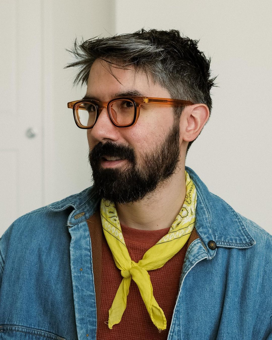 Rupert Square Transparent Eyeglasses | Fytoo Optical