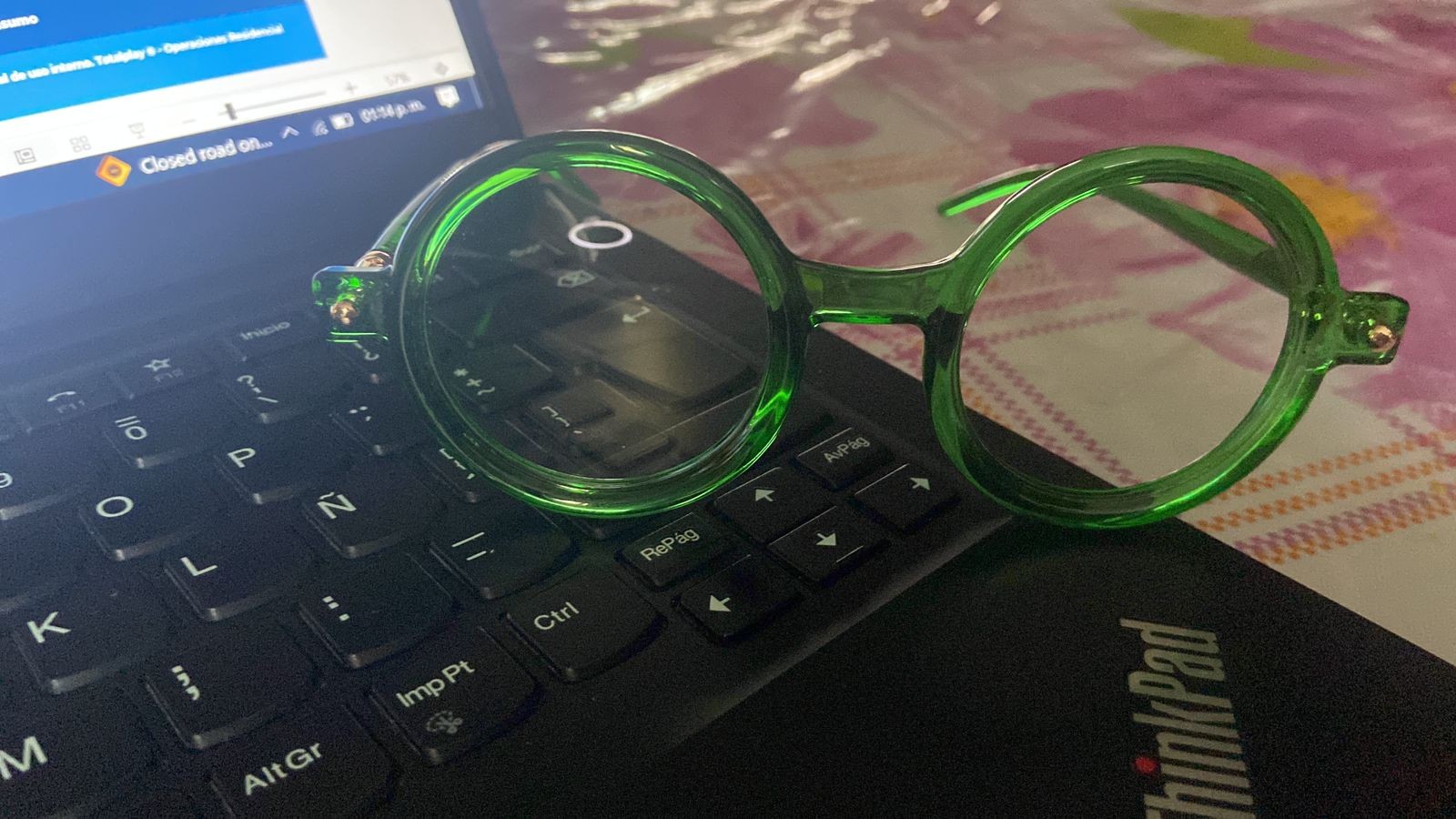 Marcus Round Black Eyeglasses | Fytoo Optical