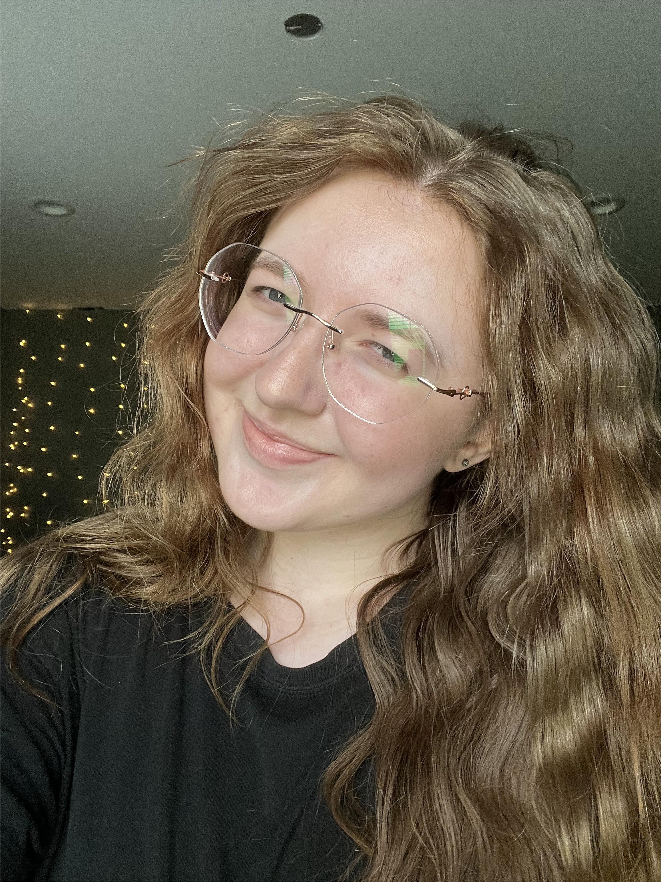 Gemma Rose Golden Geometric Eyeglasses | Fytoo Optical