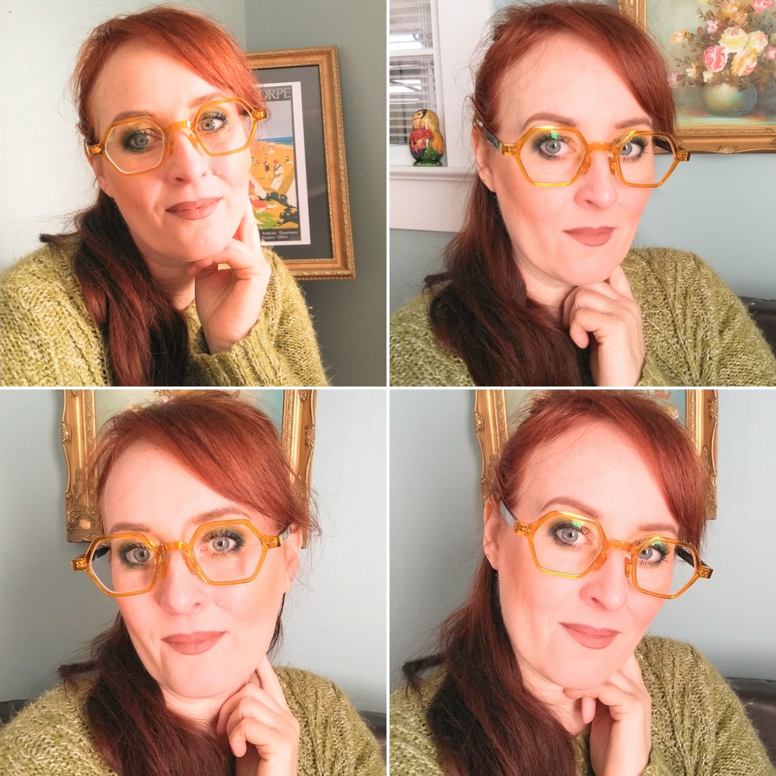 Geometric Frame Eyeglasses | Women's glasses | Fytoo Optical