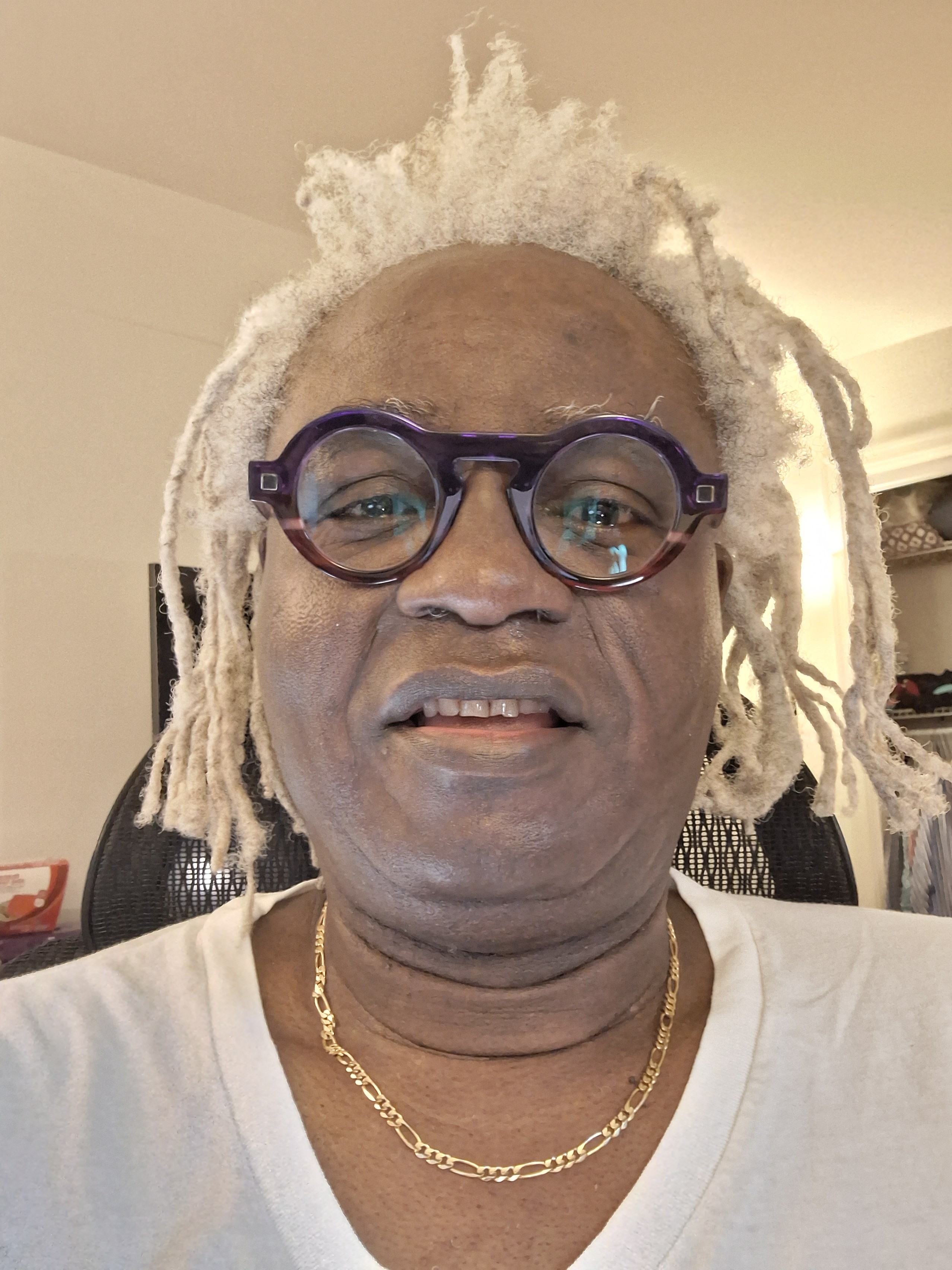 Darrell Round Grey Eyeglasses | Fytoo Optical