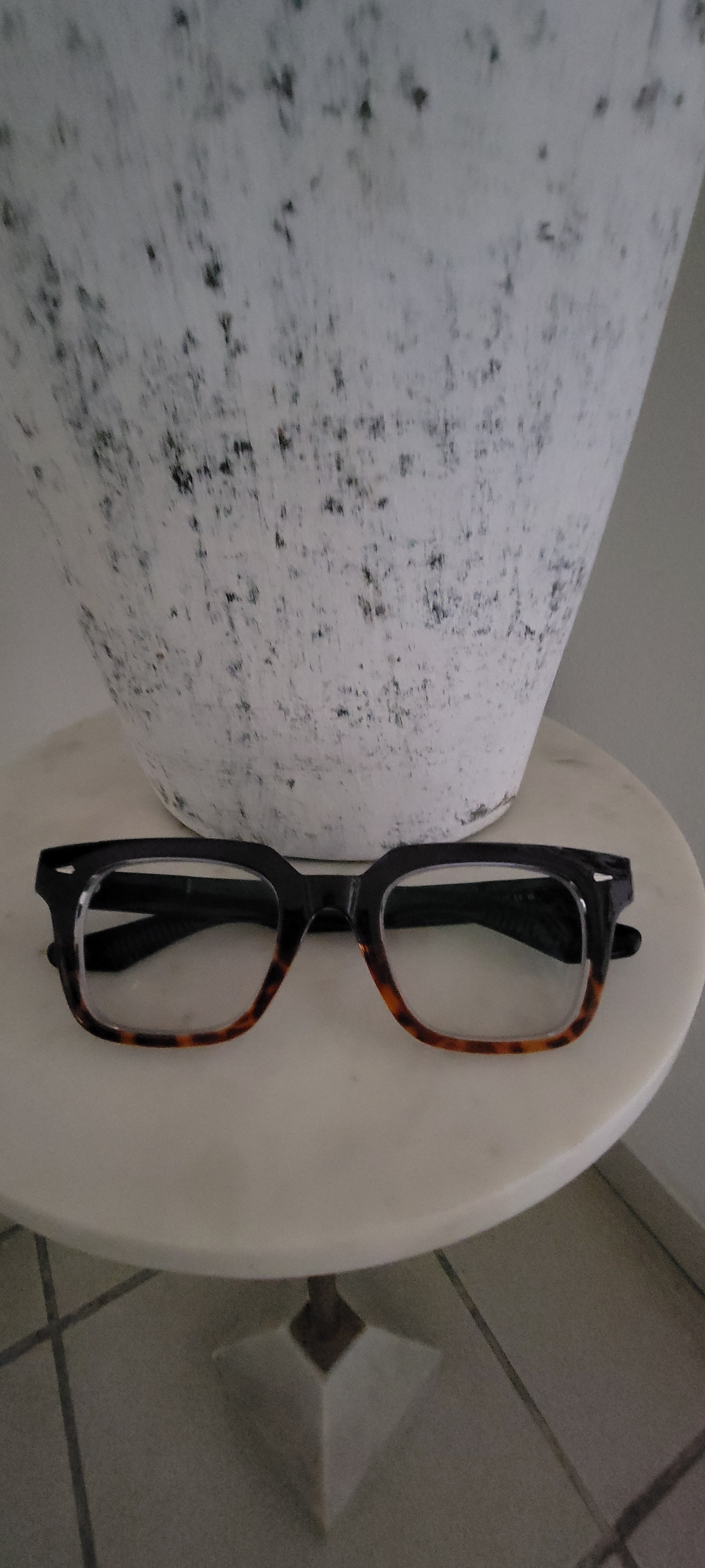 Elena Rectangle Two-Tone Eyeglasses | Fytoo Optical