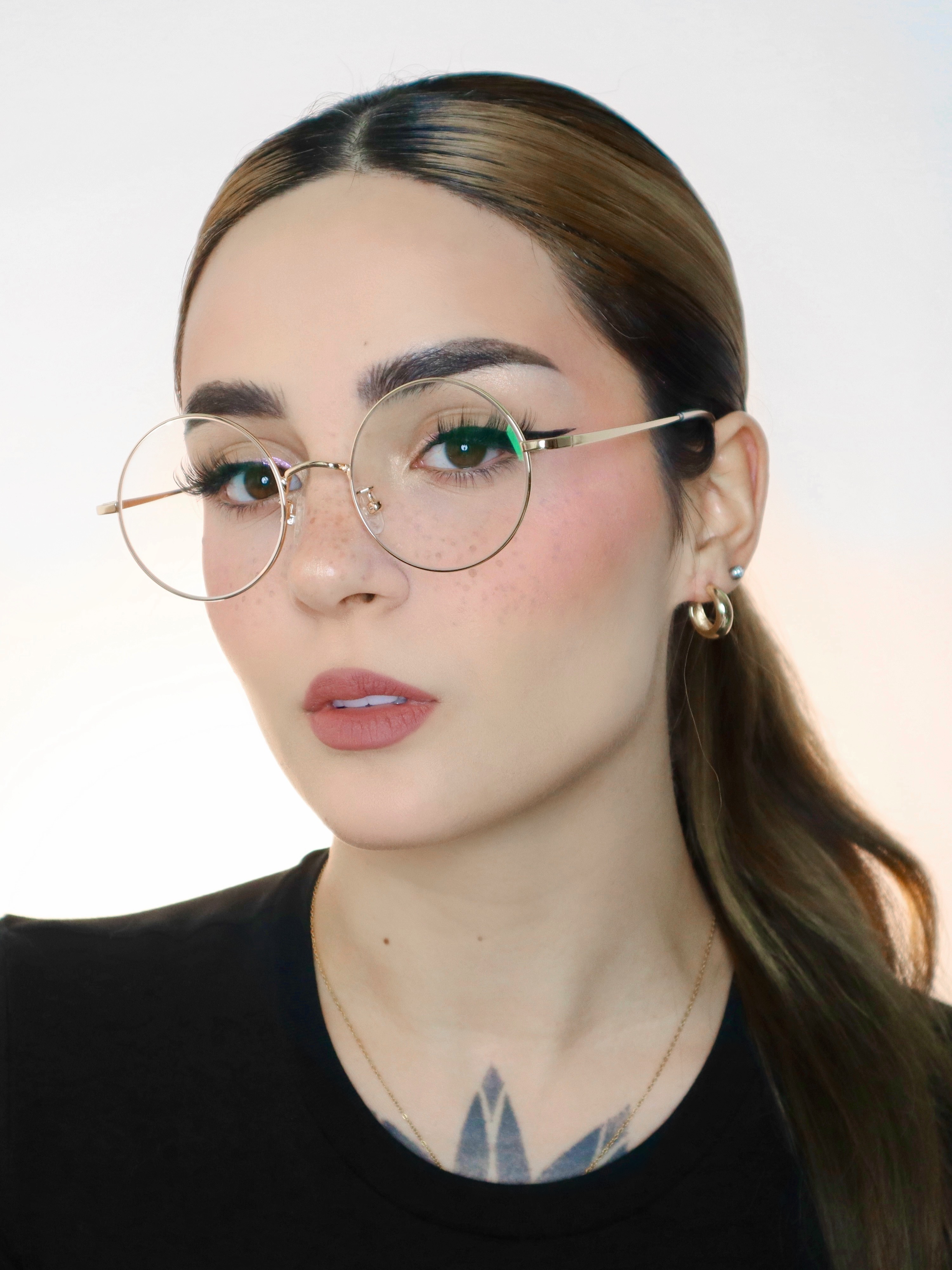 Samon Round Copper Eyeglasses | Fytoo Optical