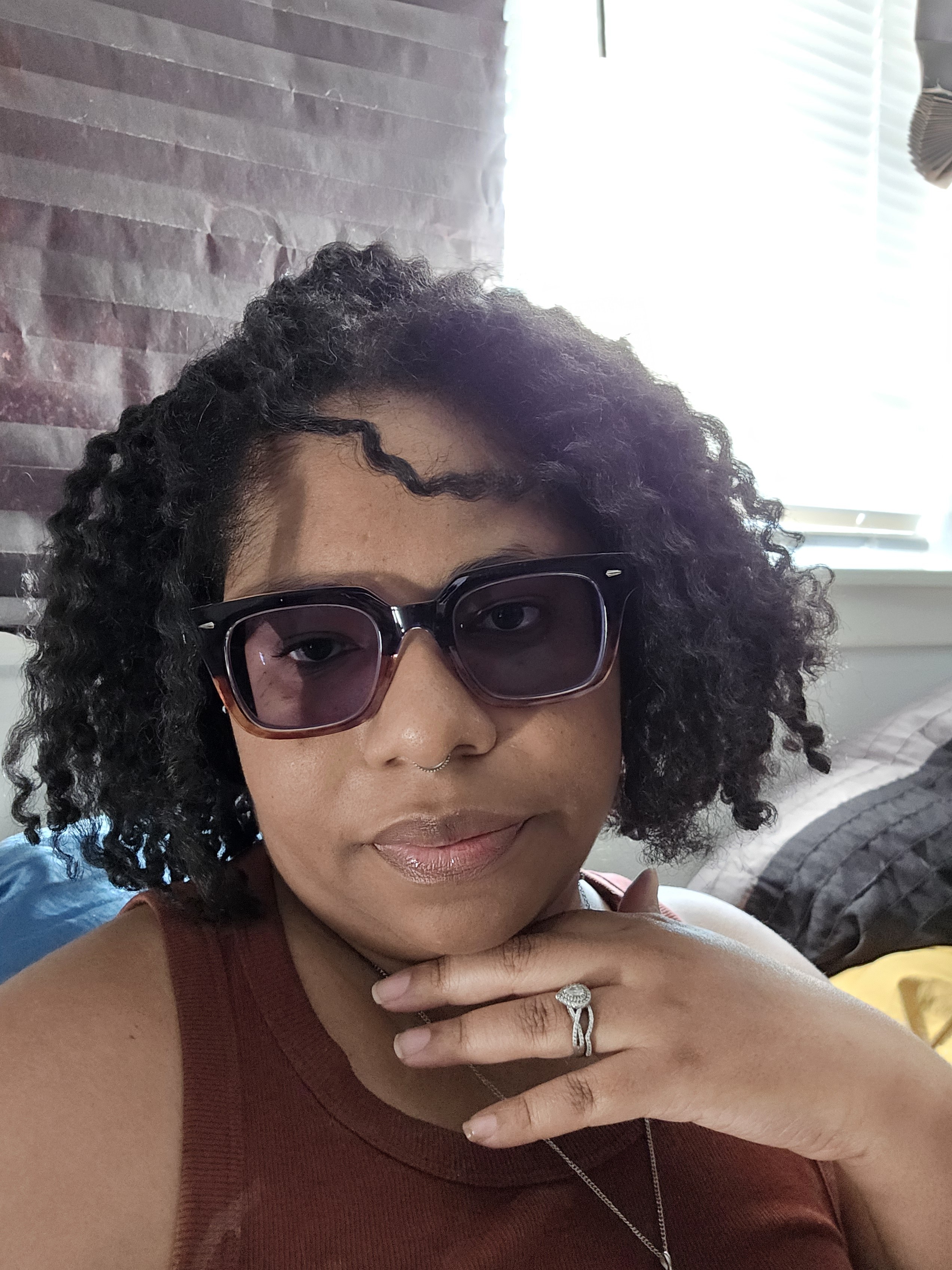 Elena Rectangle Two-Tone Eyeglasses | Fytoo Optical