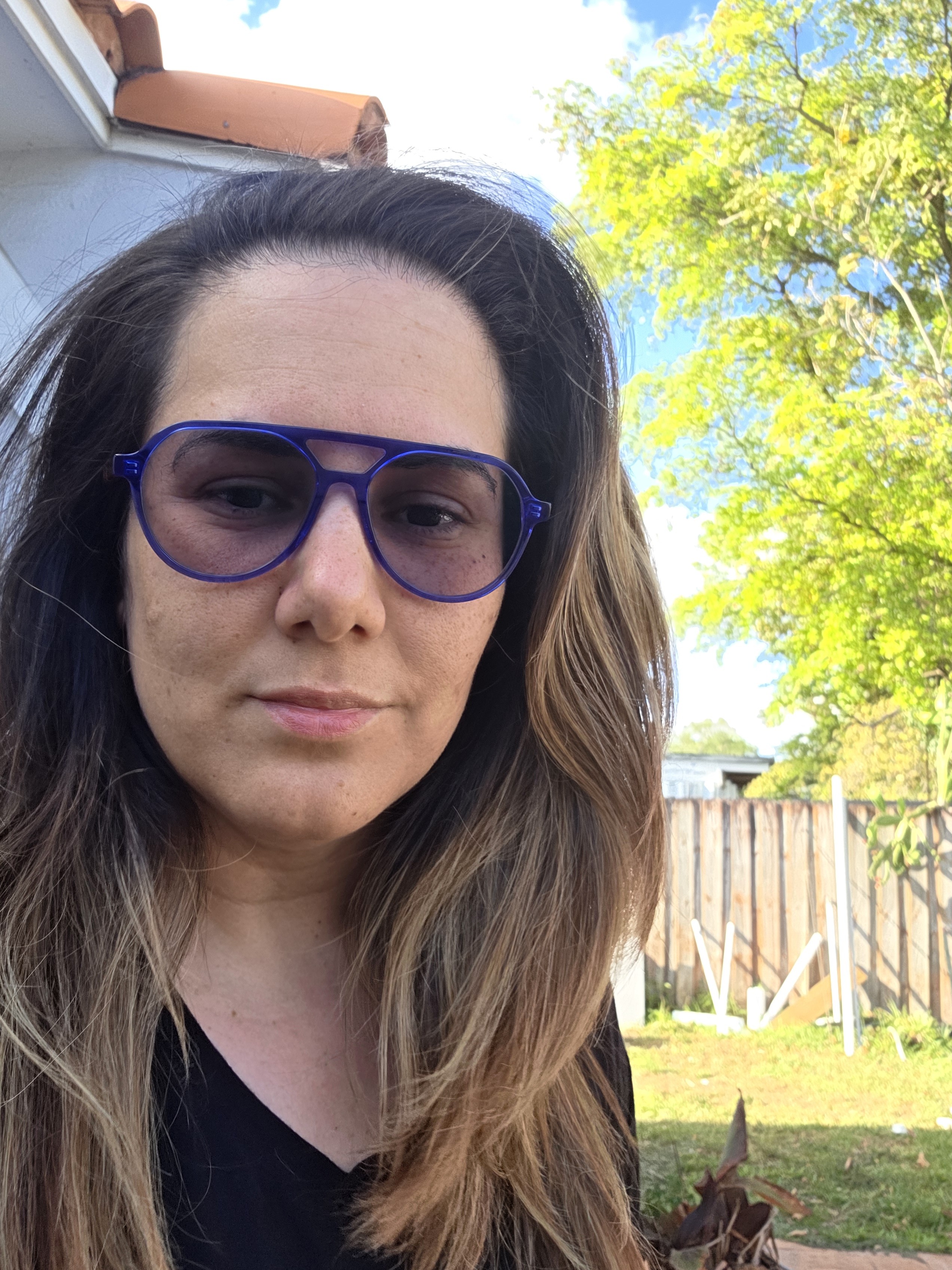 Pete Blue Aviator Eyeglasses | Fytoo Optical