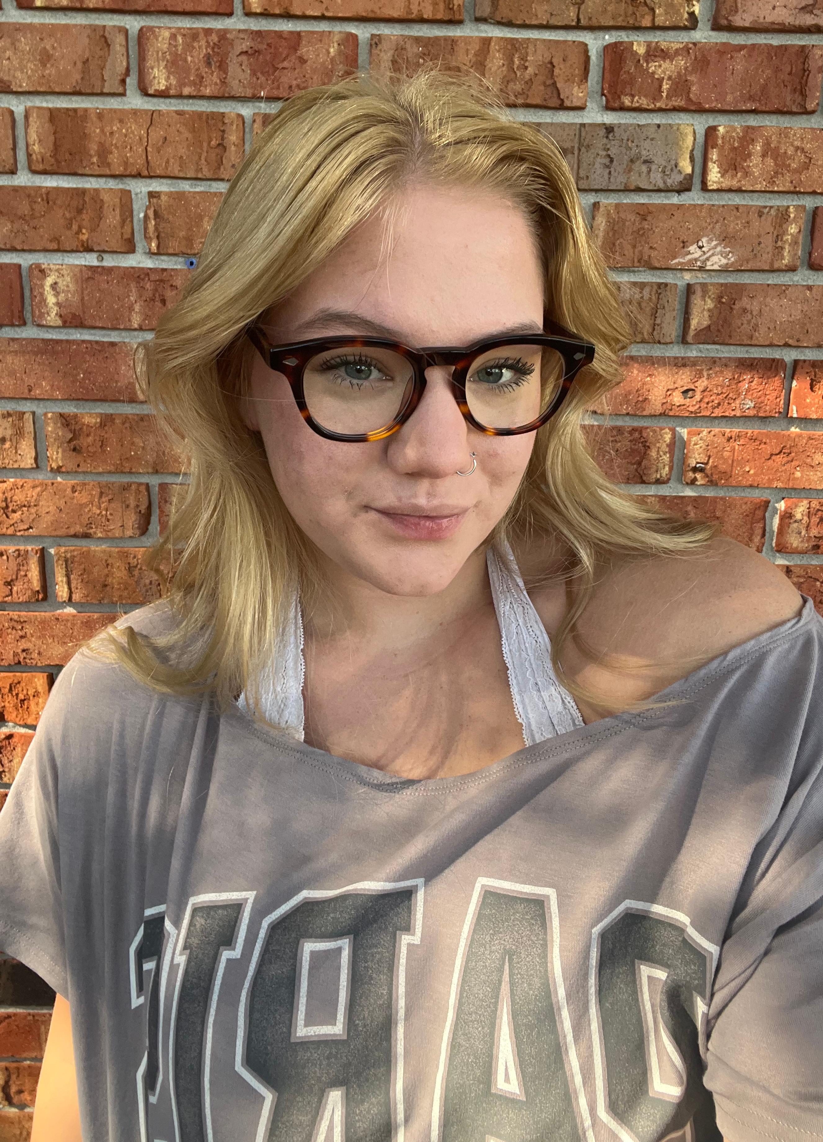 Natalie Blue Round Eyeglasses | Fytoo Optical