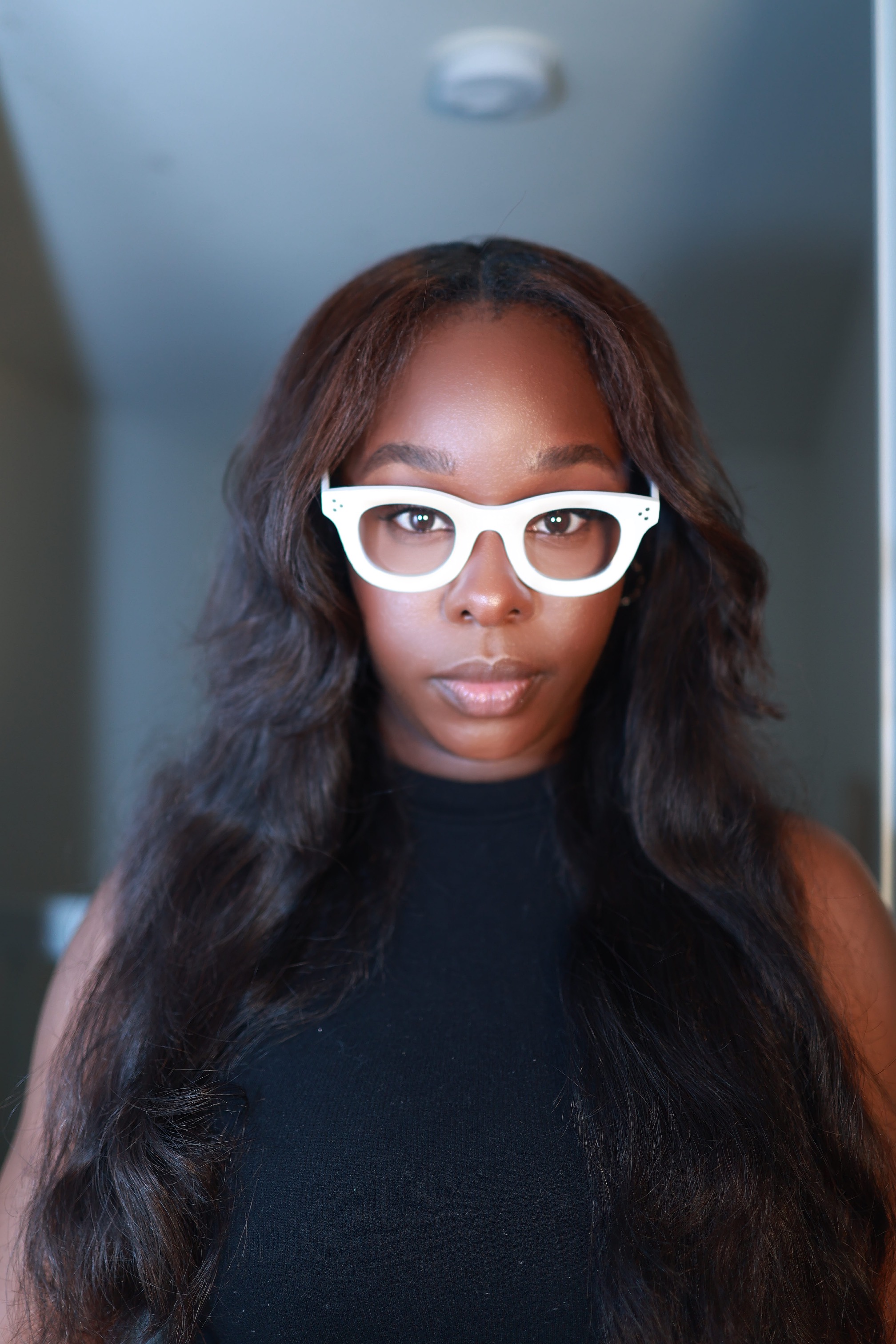 Qadira Round Blue Eyeglasses | Fytoo Optical