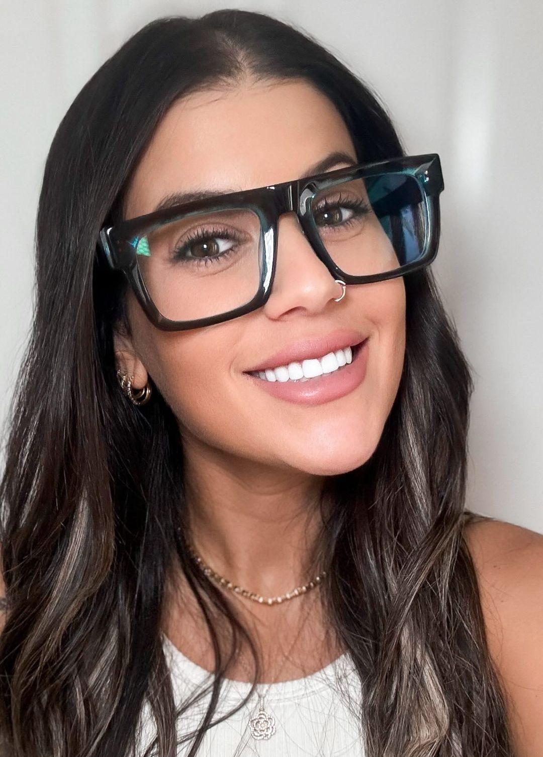 Enzo Rectangle Two-Tone Eyeglasses | Fytoo Optical