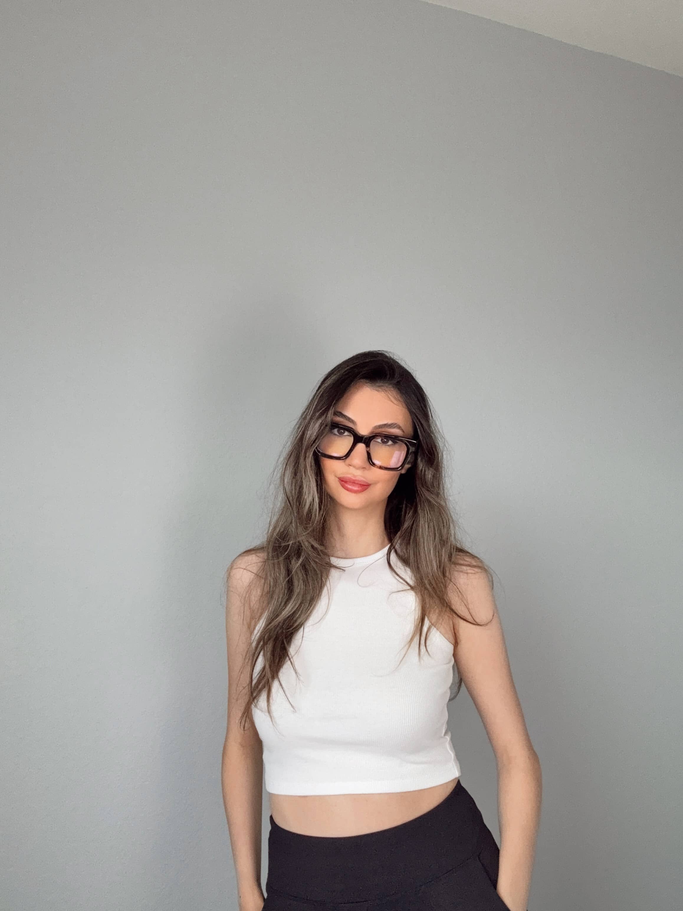 Robinson Rectangle Two-tone Eyeglasses | Fytoo Optical