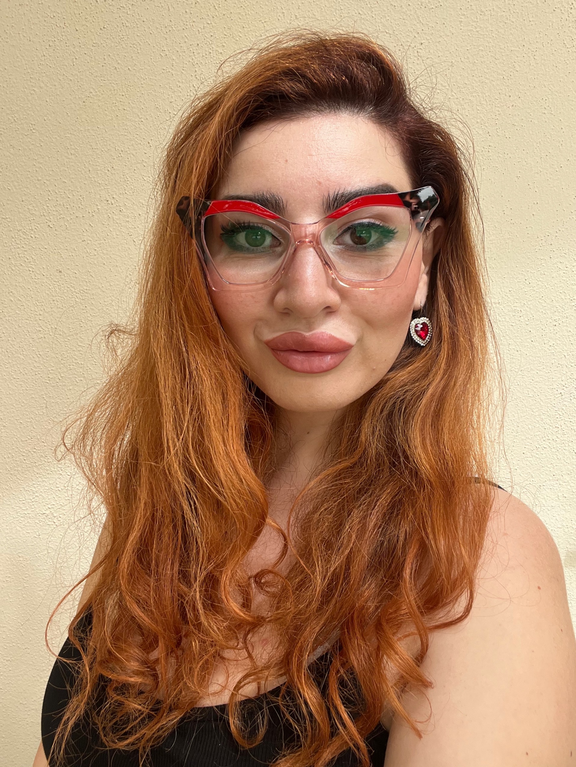 Emily Cateye Red Eyeglasses | Fytoo Optical