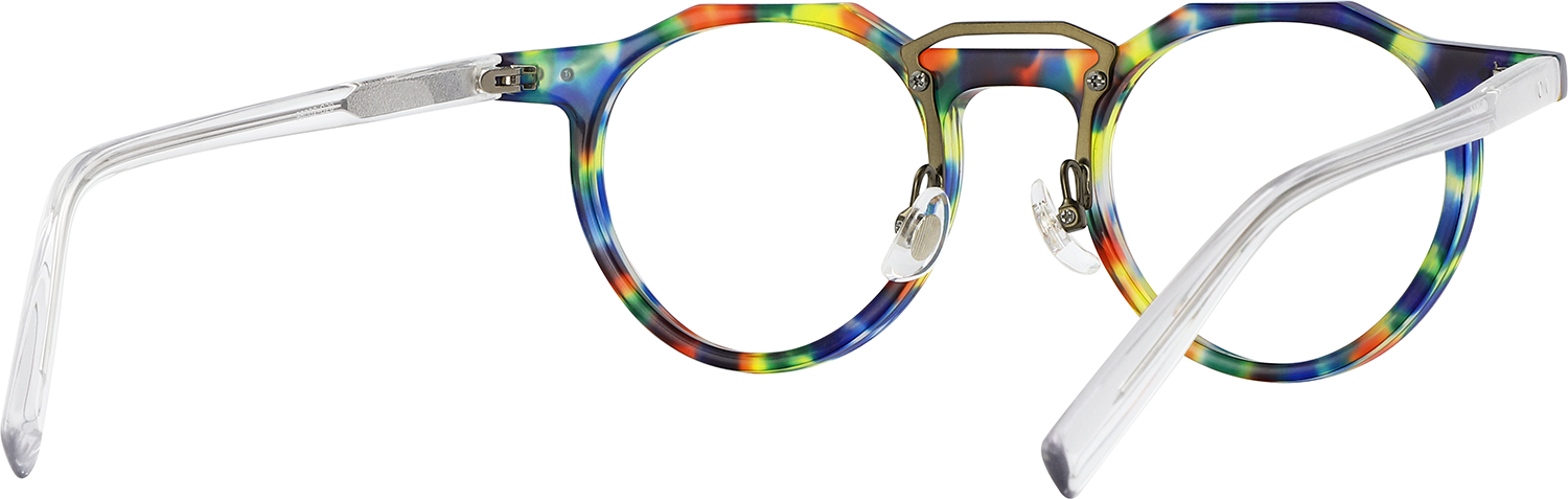 Abbas Geometric Multicolor Eyeglasses | Fytoo Optical