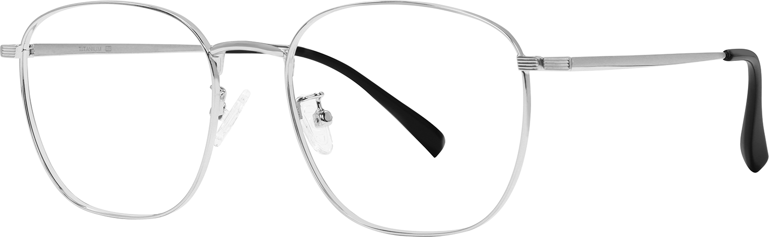 Titanium Full Rim Glasses, Geometric Round Frames | Fytoo Optical