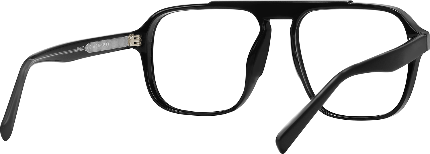 Dillon Aviator Black Eyeglasses | Fytoo Optical