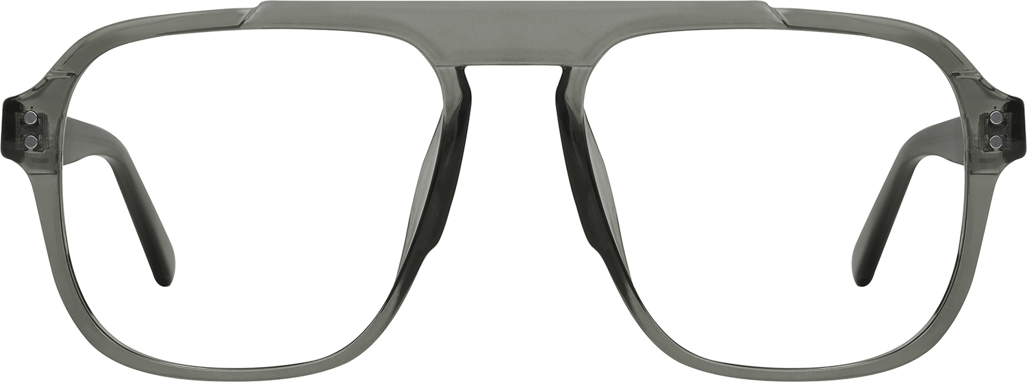 Dillon Aviator Grey Eyeglasses | Fytoo Optical