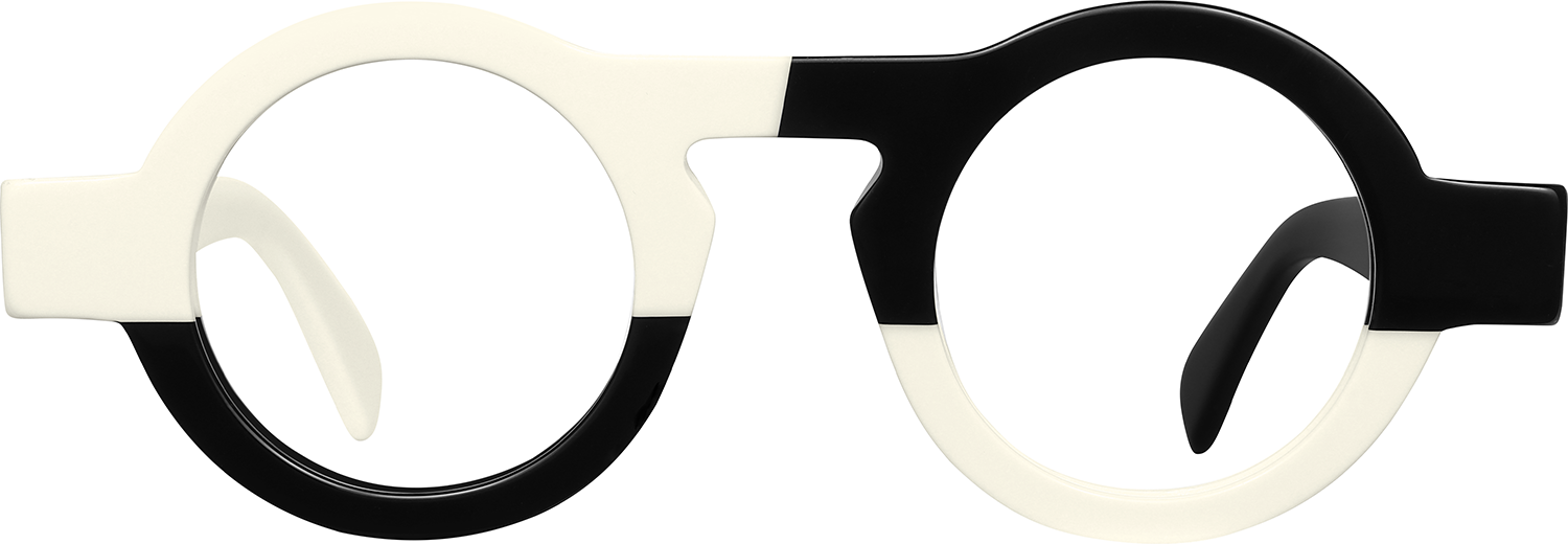 Milo Round Two Tone Eyeglasses | Fytoo Optical