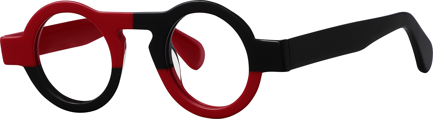Milo Round Two Tone Eyeglasses | Fytoo Optical
