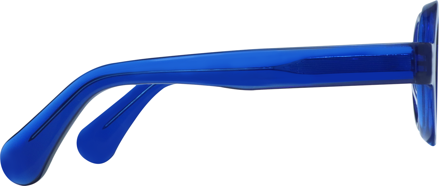 Milo Round Blue Eyeglasses | Fytoo Optical