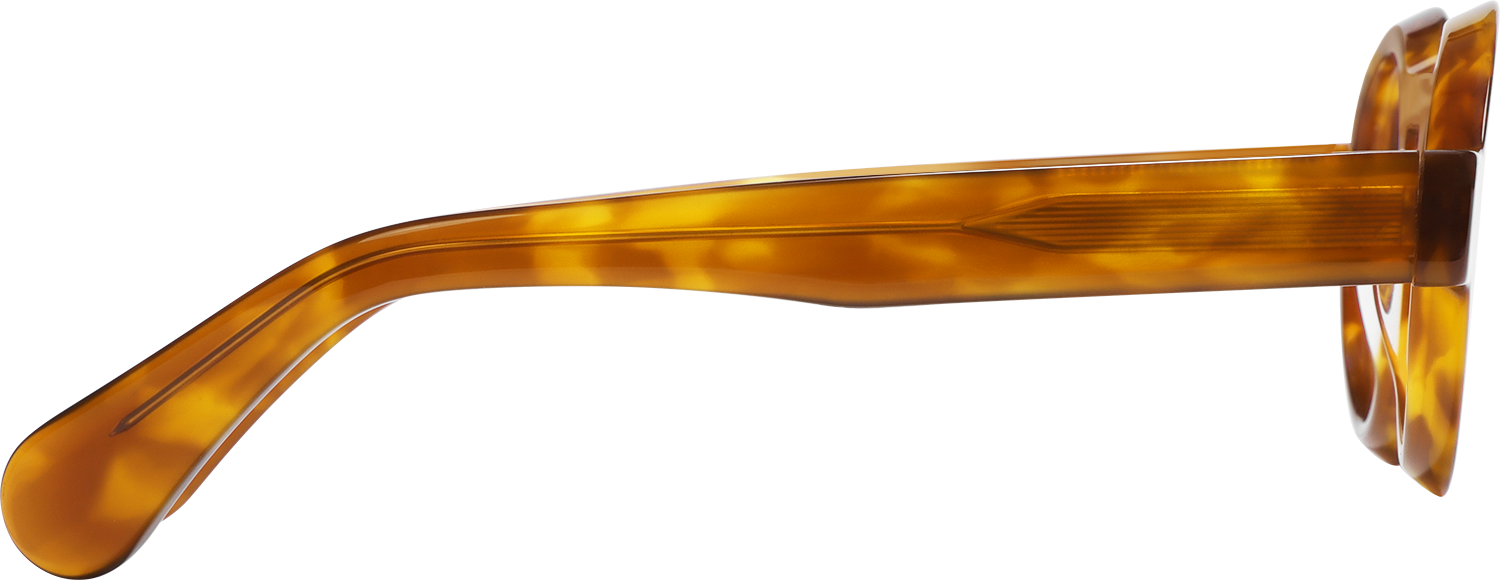 Milo Round Orange Eyeglasses | Fytoo Optical