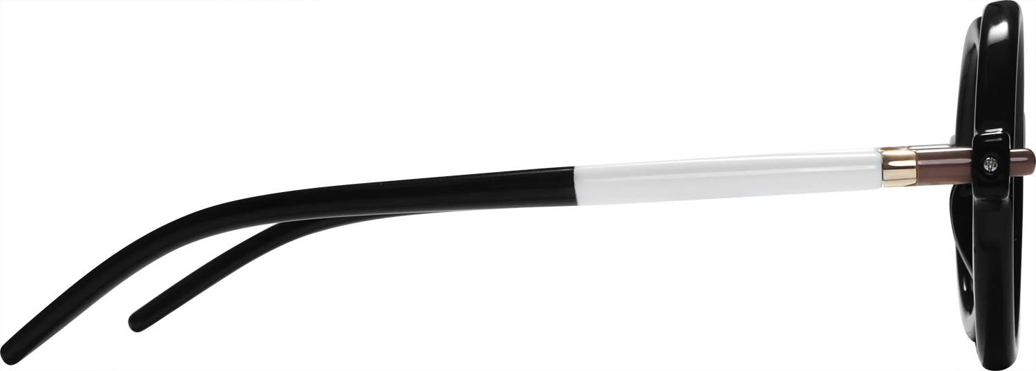 Marcus Round Black Eyeglasses | Fytoo Optical