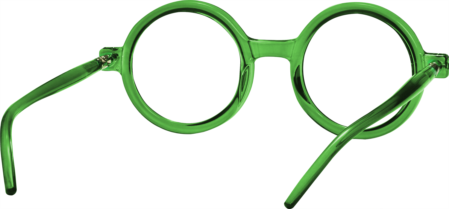 Marcus Round Green Eyeglasses | Fytoo Optical