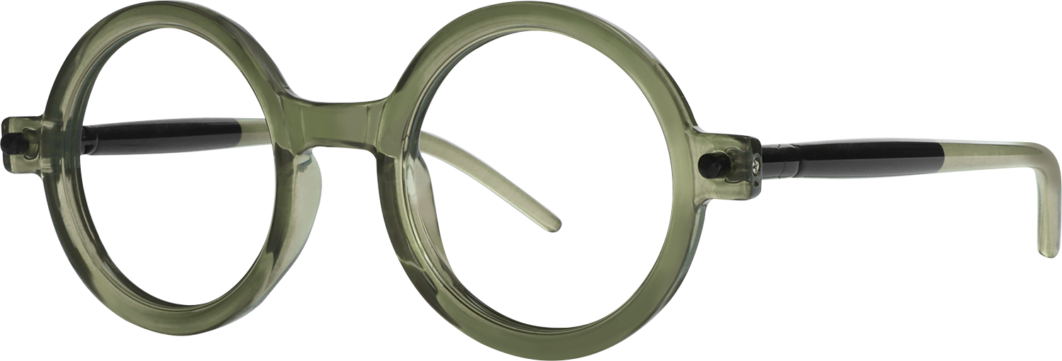 Marcus Round Black Eyeglasses | Fytoo Optical