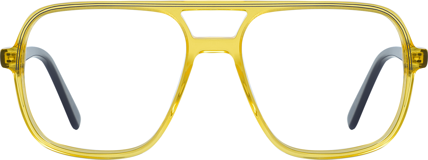 Sugar Aviator Yellow Eyeglasses | Fytoo Optical