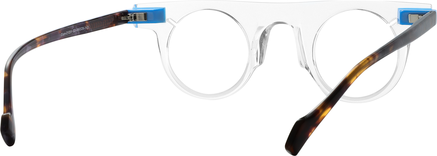 Cailee Round Transparent Eyeglasses | Fytoo Optical