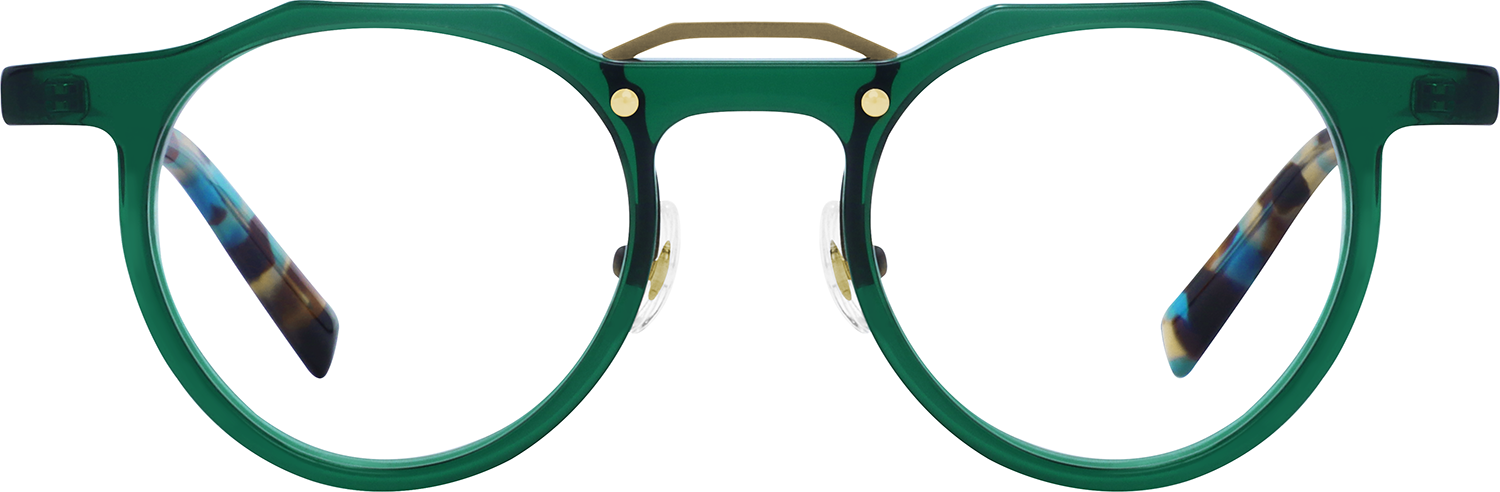 Matthew light green Round Eyeglasses | Fytoo Optical