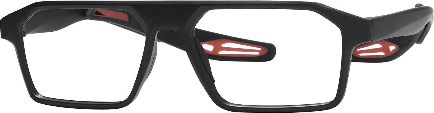 cherwin Geometric Red Sports Glasses | Fytoo Optical