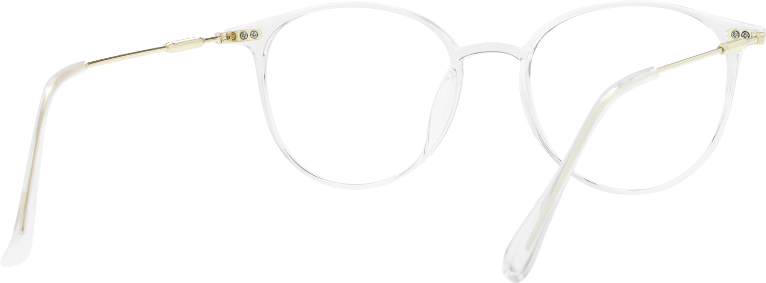 Gabrielle Transparent TR Round Eyeglass | Fytoo Optical