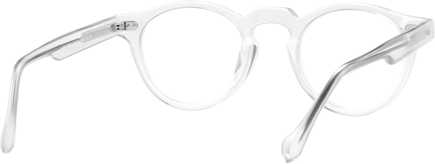 Bertram Transparent Round Eyeglass | Fytoo Optical