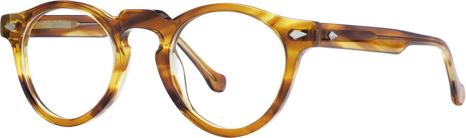 Bertram Transparent Round Eyeglass | Fytoo Optical