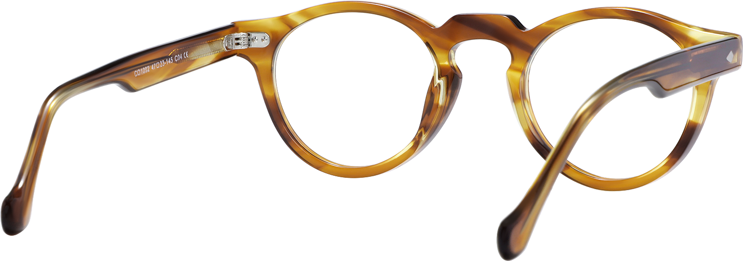 Bertram Transparent Round Eyeglass | Fytoo Optical