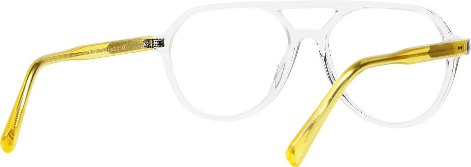 Pete Transparent Aviator Eyeglasses | Fytoo Optical