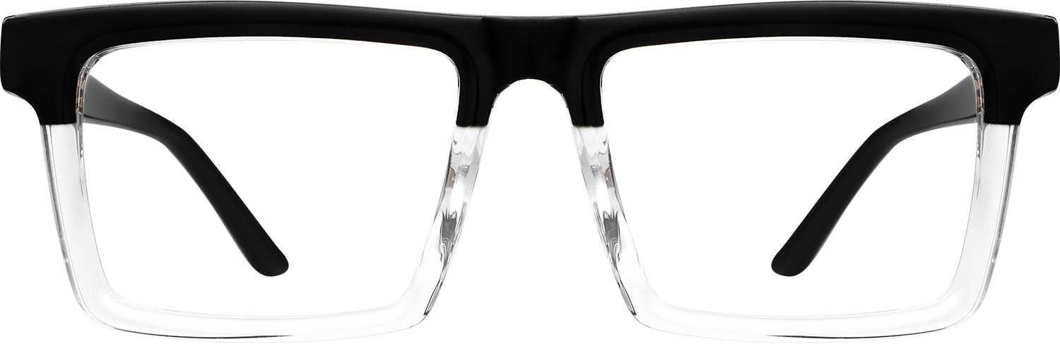 Theron Rectangle Two Tone Eyeglass | Fytoo Optical