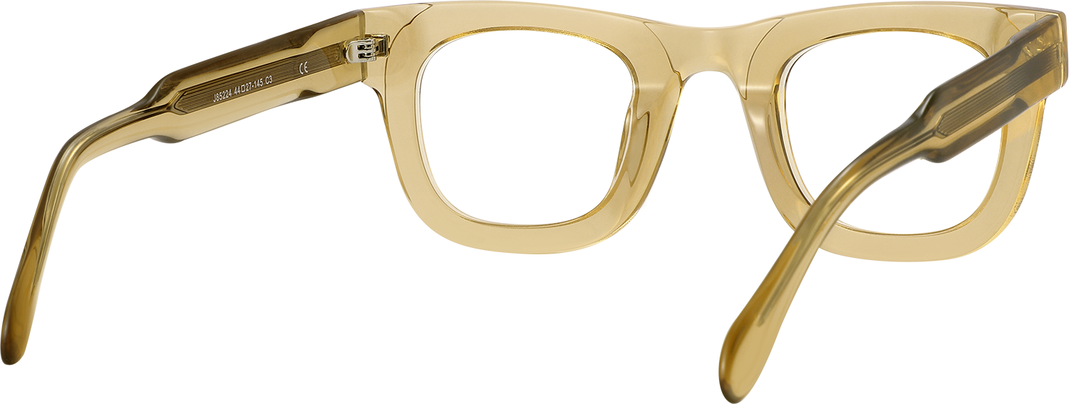 Aerelithia Square Light Coffee Eyeglasses | Fytoo Optical