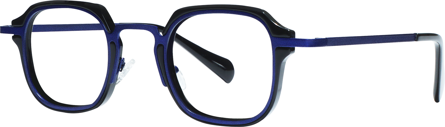 Kipling Square Black Golden Eyeglasses | Fytoo Optical