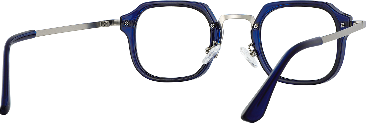 Kipling Square Dark Blue Eyeglasses | Fytoo Optical