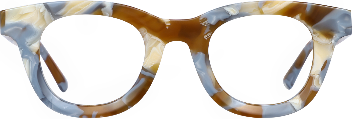 Wilhelmina Round Multicolour Eyeglasses | Fytoo Optical