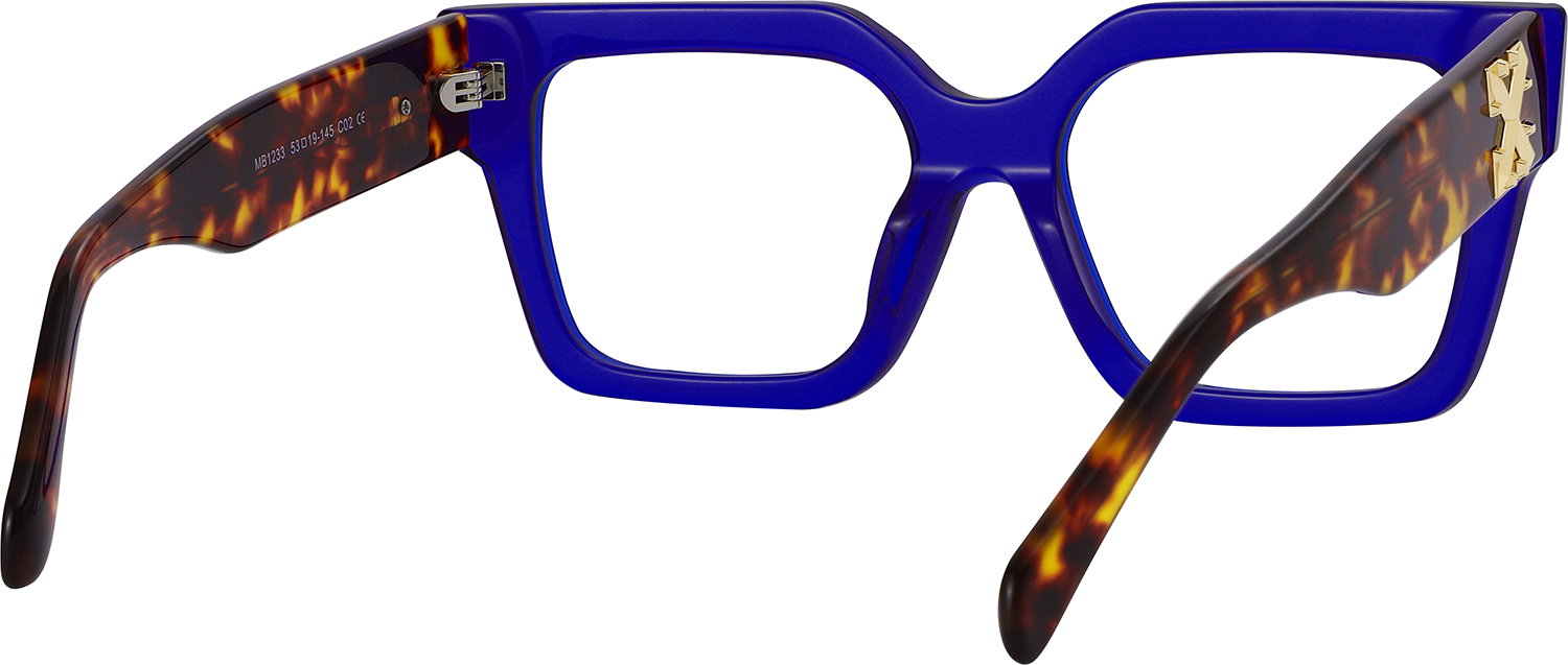 Scripp Square Blue Eyeglasses | Fytoo Optical
