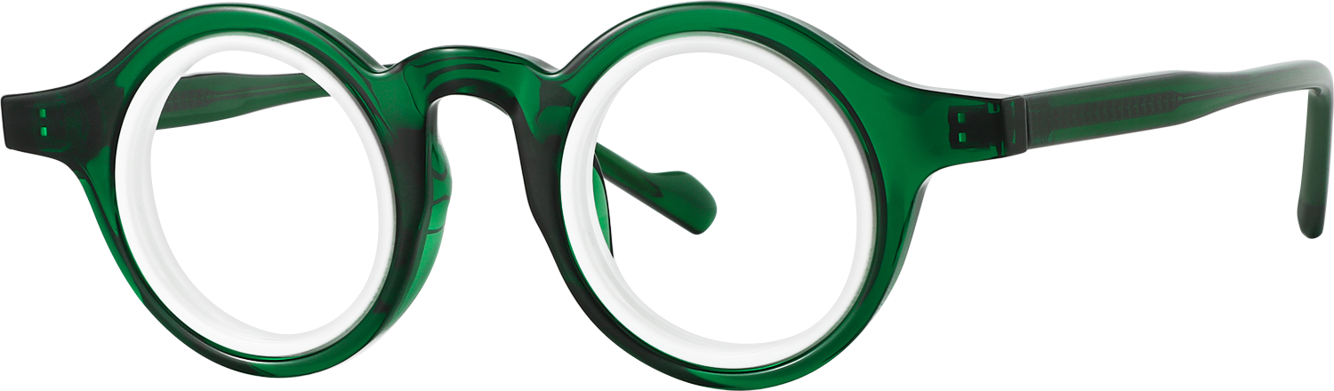 Millen Round Green Eyeglasses | Fytoo Optical