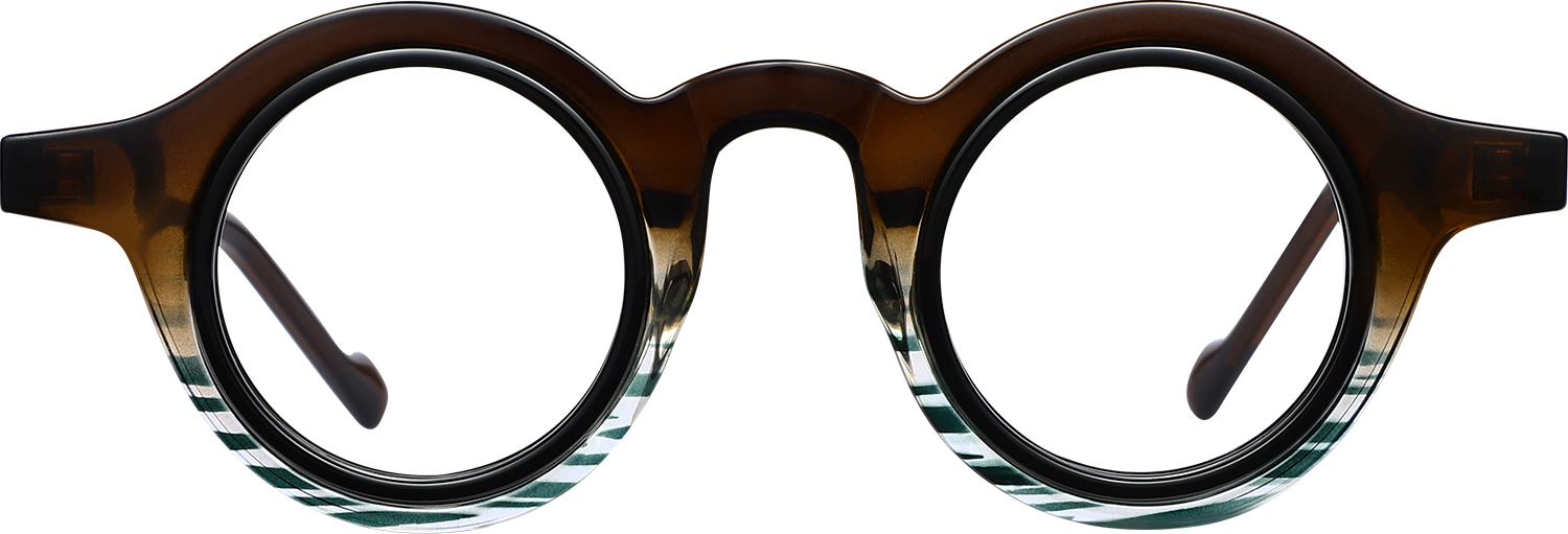 Millen Round Two Tone Eyeglasses | Fytoo Optical