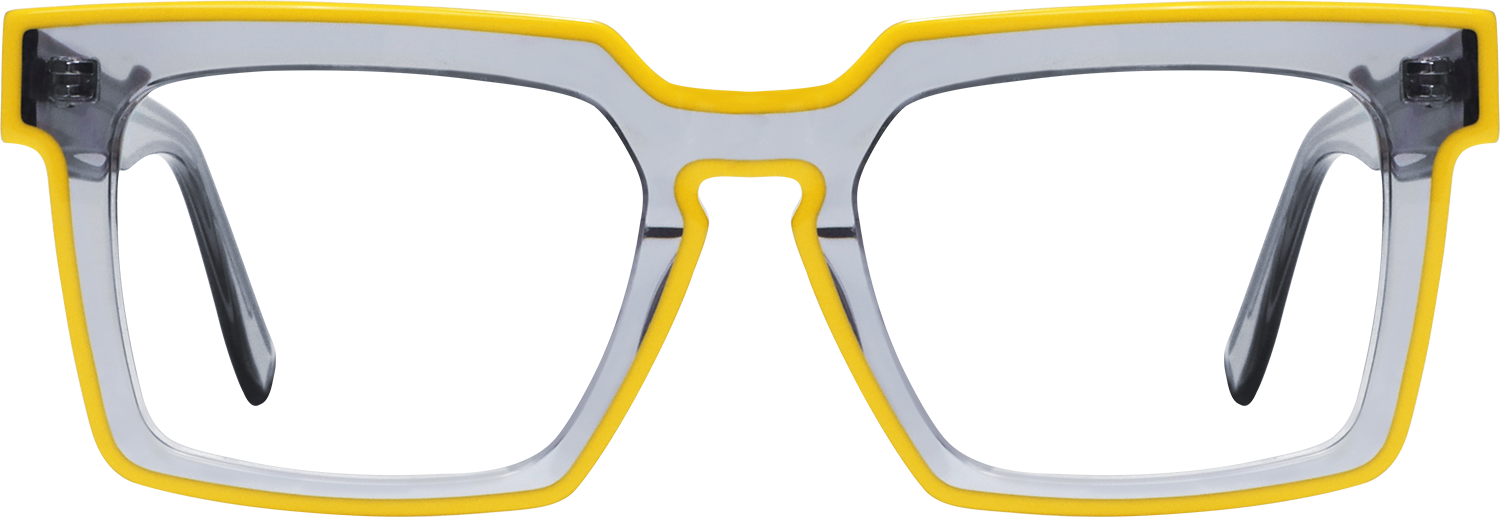 Archibald Square Yellow Eyeglasses | Fytoo Optical